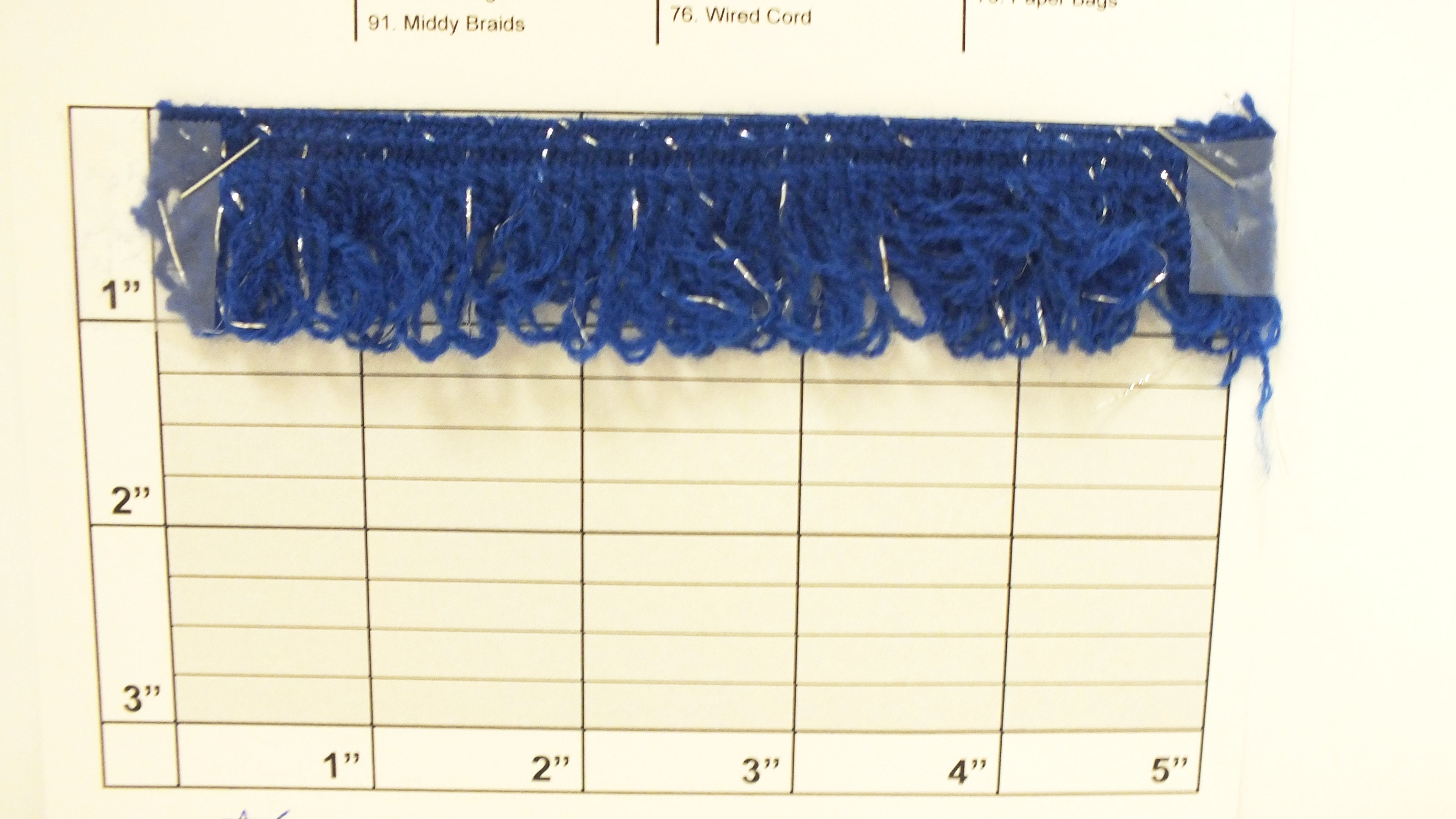 Loop Fringe 1-1/4" (Per Yard) 7 Colors – Vintage Trims