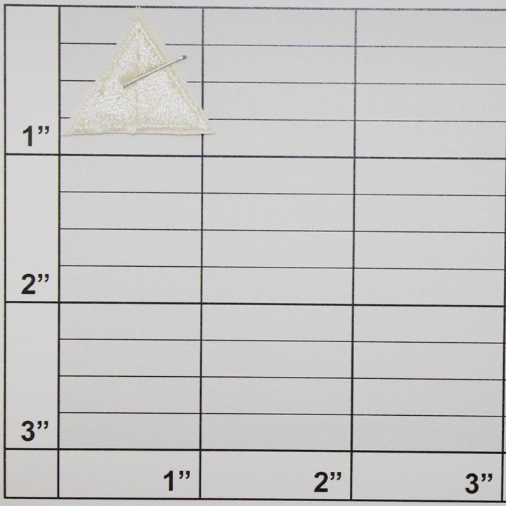 Embroidered Triangle Applique Patch Ivory – Vintage Trims