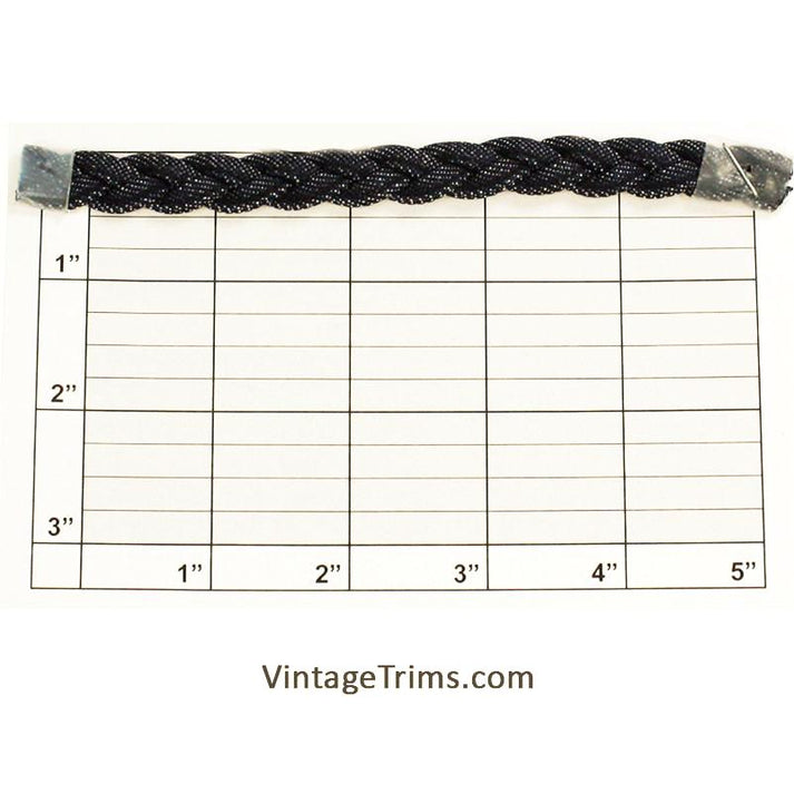Twisted Cord Braid 1/2" (Per Yard) Denim – Vintage Trims