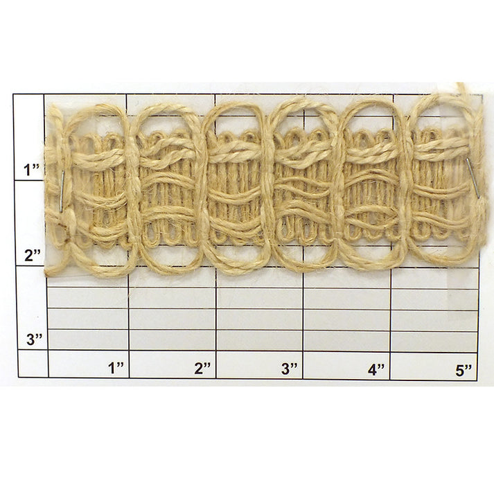 Jute Braid 2" (Per Yard) Natural – Vintage Trims