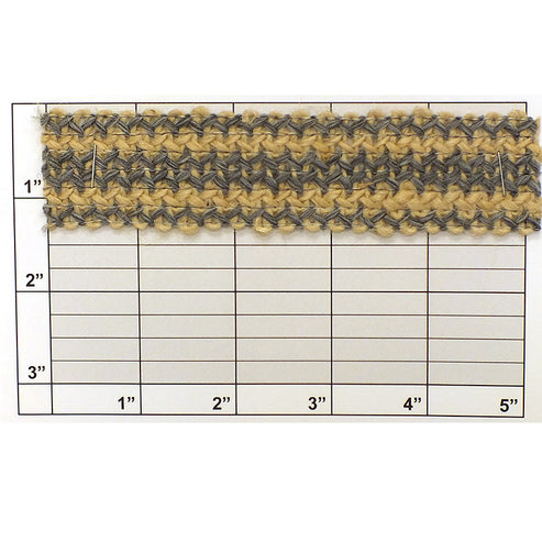 Jute Braid 1-1/4" (Per Yard) Jute/Gray – Vintage Trims