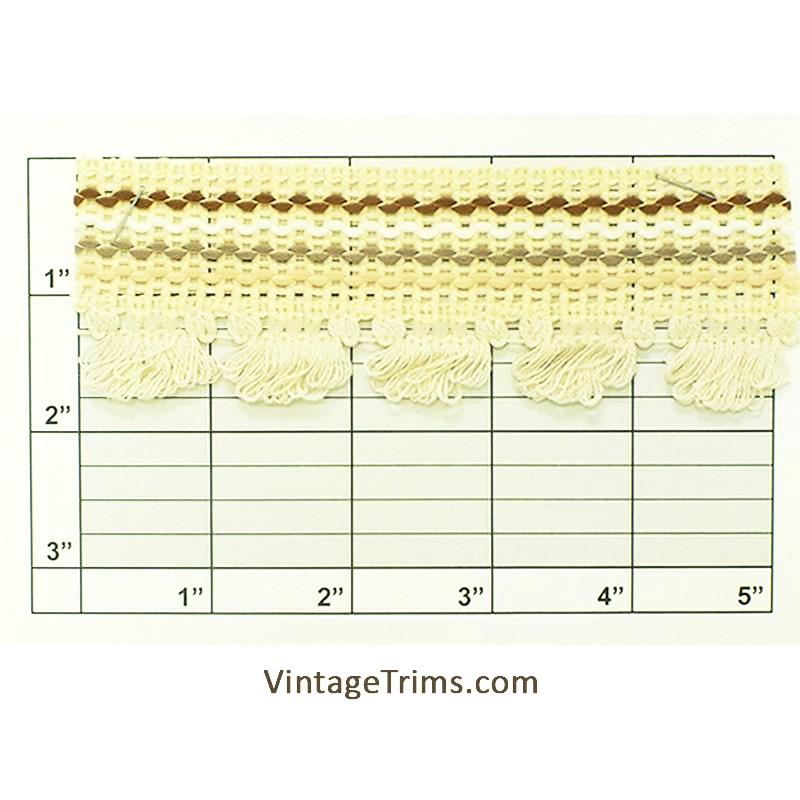 Braid w/Loop Fringe 1-3/4" (Per Yard) Many Colorways – Vintage Trims